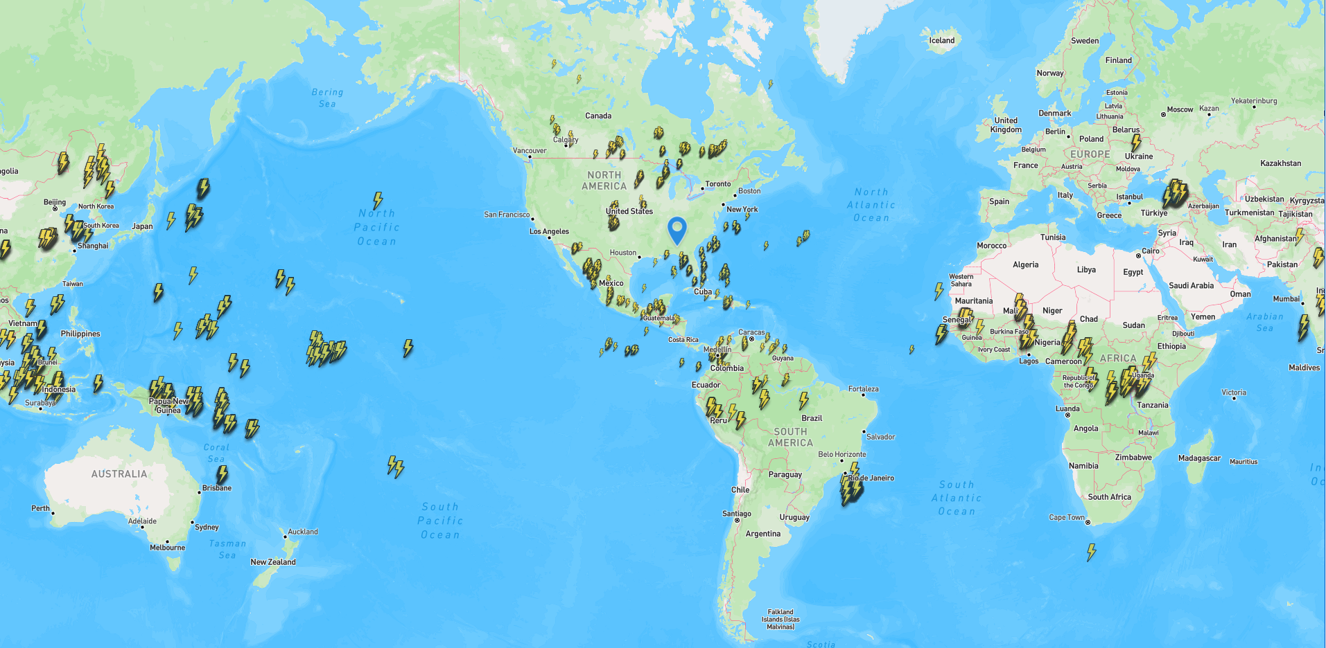 Inverness, Highland, GB Live Lightning Map | WeatherBug