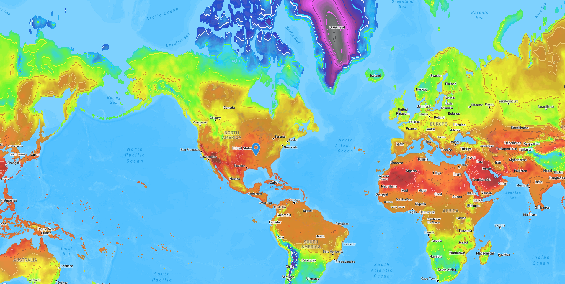 Molokai, HI Temperature Map | WeatherBug