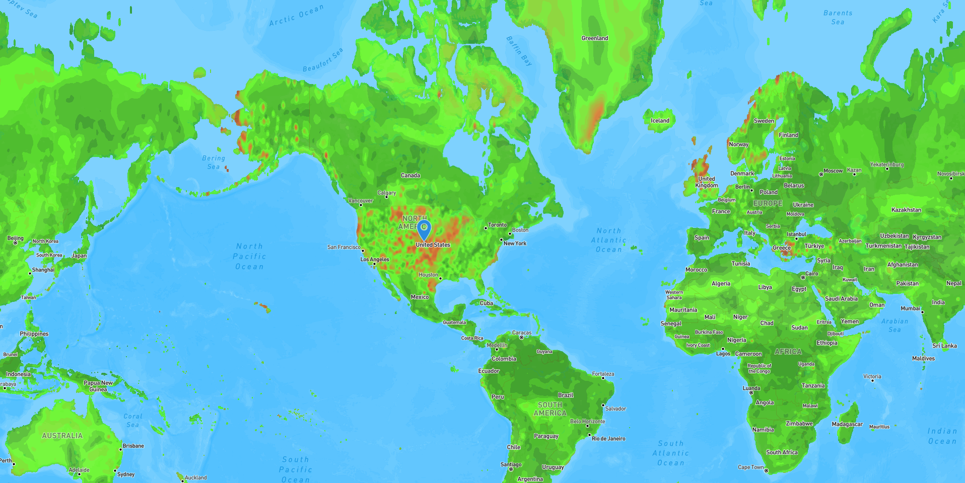 Wind Map | WeatherBug